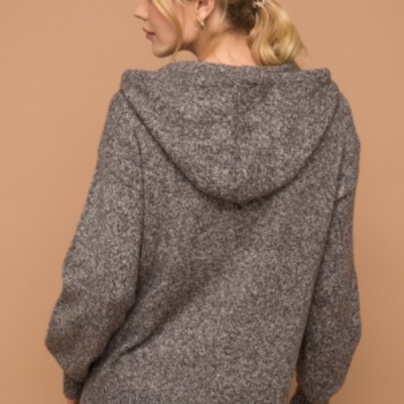 Hem and Thread | Sweaters | Hem Thread Heather Gray Hoodie Sweater N ...